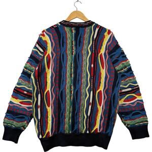 COOGI | Sweaters | Vintage Coogi 3d Knit Striped Textured Sweater L ...